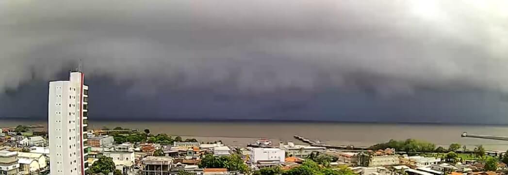 Avanço de chuva em Macapá/AP, veja o vídeo - Clima ao Vivo