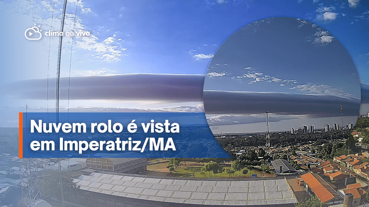 Nuvem rolo é vista em Imperatriz/MA na manhã deste sábado - 20/08/22 ...