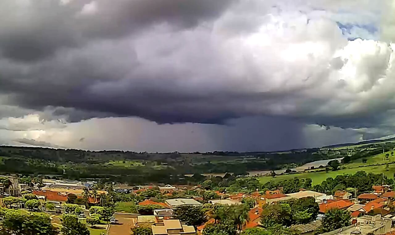 Avanço de chuva intensa em Caçu/GO, veja o vídeo exclusivo! - Clima ao Vivo