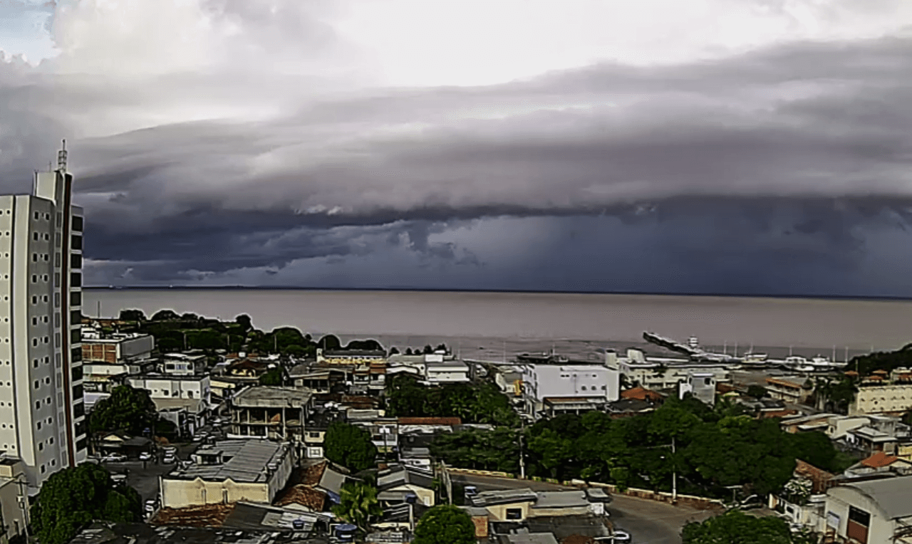 Formação de chuva intensa em Macapá/AP, confira o vídeo exclusivo ...