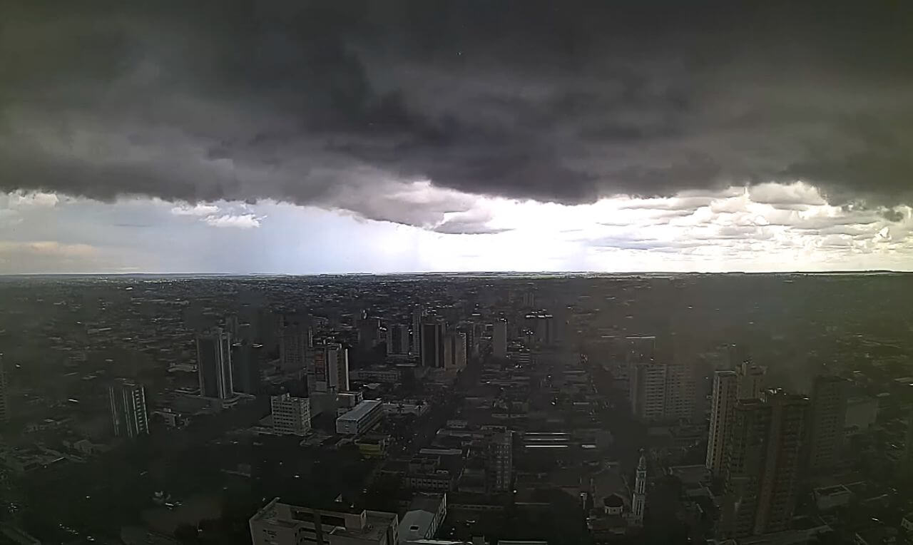 Temporal e chuva intensa em Campo Grande/MS. Confira o vídeo exclusivo ...