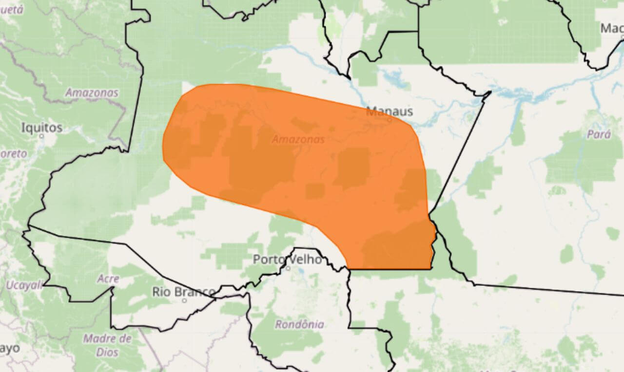 Alerta laranja para chuva intensa, raios e ventania em partes do ...