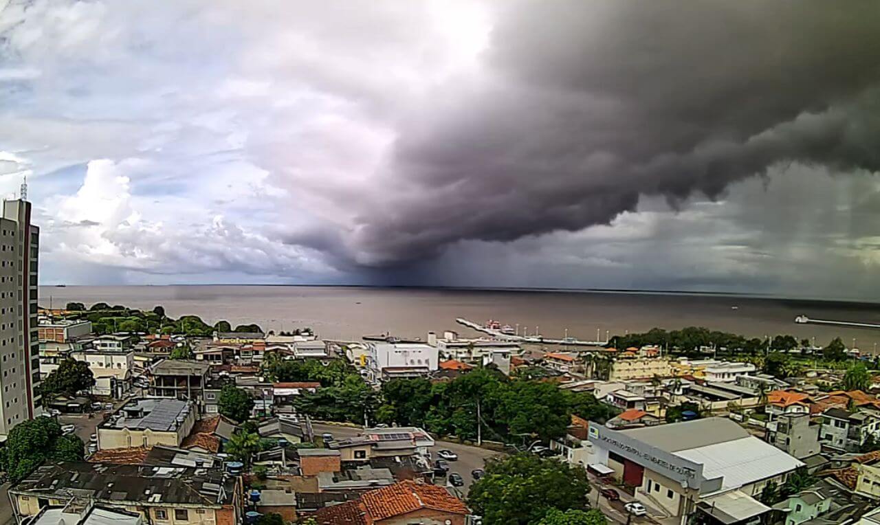 Avanço de chuva intensa em Macapá/AP. Veja o vídeo exclusivo! - Clima ...